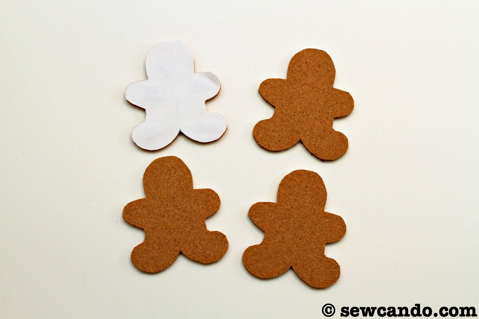 Sew Can Do: Easy DIY Faux Gingerbread Men Ornaments