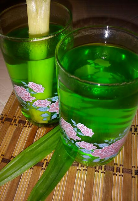 Cooking Pleasure: LEMONGRASS, GINGER AND PANDAN DRINK