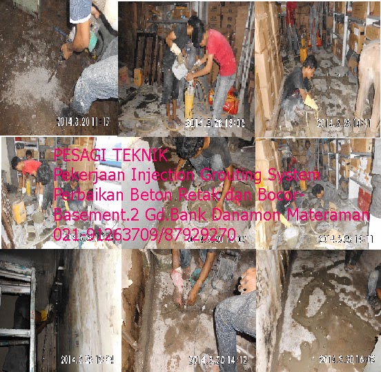 INJEKSI GROUTING SUNTIK BETON RETAK,KEROPOS DAN BOCOR: INJEKSI BETON ...