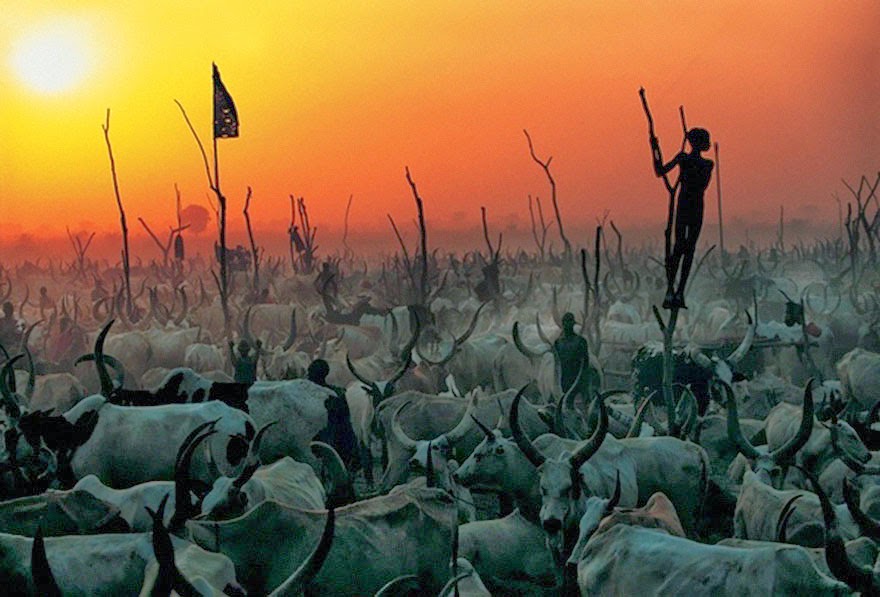 Beautiful Life of Dinka at South Sudan - We Share for Khmer