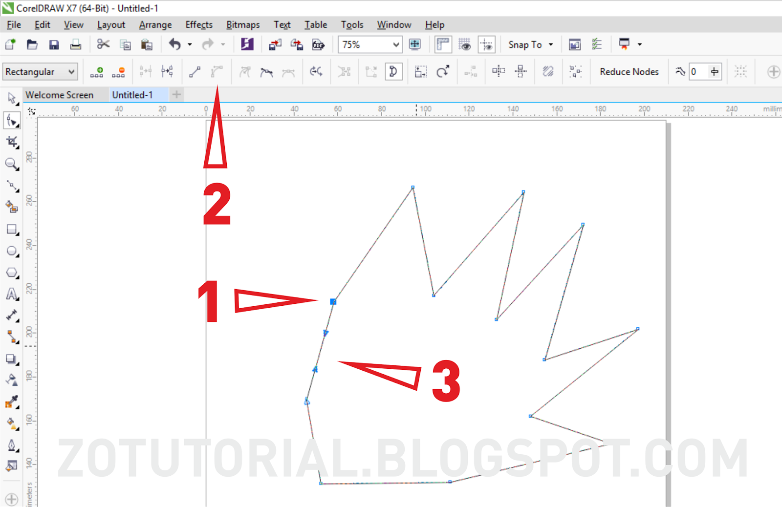 Membuat Bentuk Objek Dengan Mudah Menggunakan Coreldraw X7 Zotutorial
