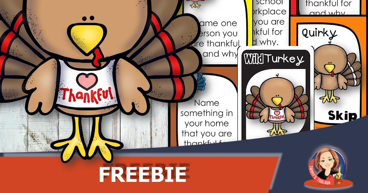 Classroom Freebies Too: A Fun Way to Share Thankfulness