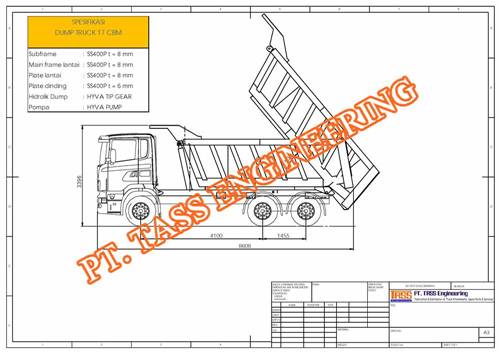 KAROSERI DUMP TRUCK VOLVO