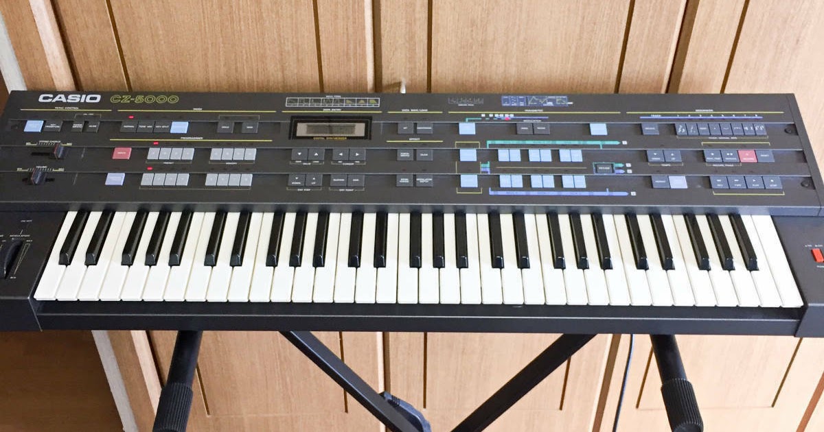 MATRIXSYNTH: Casio CZ-5000 Synthesizer w/ Road Case