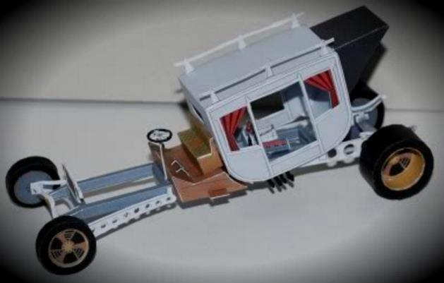 PAPERMAU: Death Truck And The Prairie Carriage Hot Rod Paper Models by ...