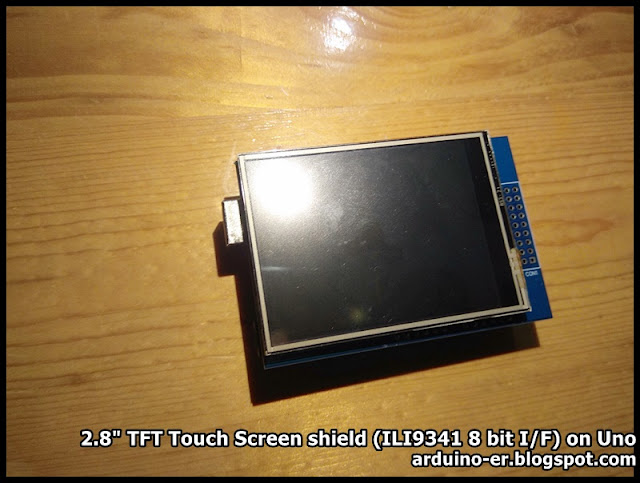 Arduino Er 2 8 320 240 Tft Touch Screen Shield Ili9341