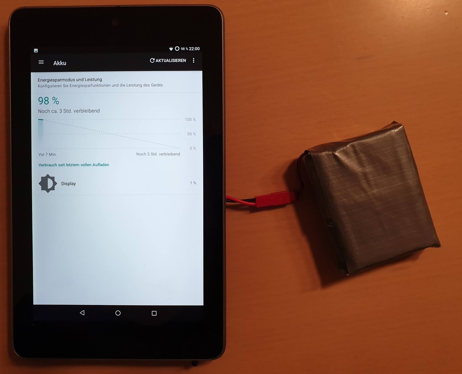 Run Like Hell My Nexus 7 2012 Is Online Again With Lineageos And External Battery