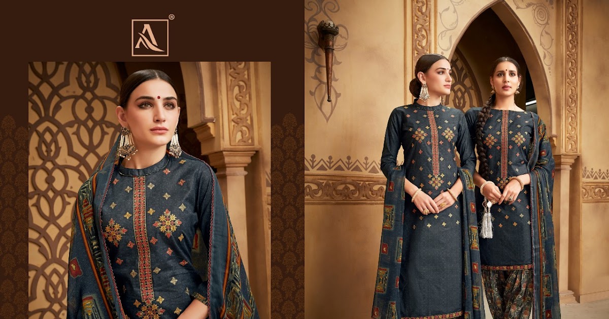 SOHNI PUNJABAN CLASSY DESIGN PATIYALA PRINTED SALWAR SUIT - MANSI GARMENTS
