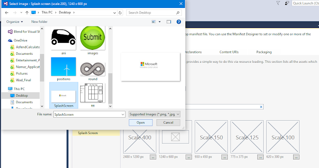 How to Add a Splash Screen in UWP Application