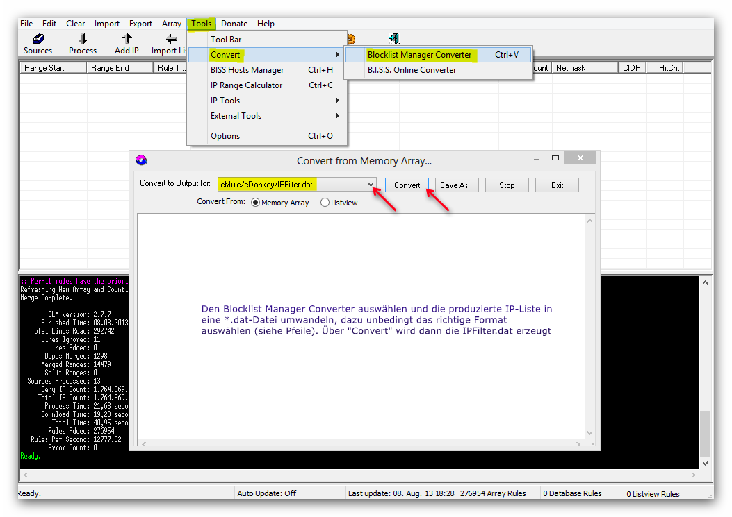 Tecs 4 U: IPfilter.dat