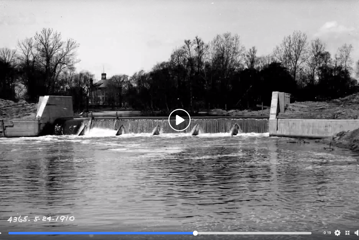 Industrial History: The 1910 4' Dam on the North Branch of the Chicago ...