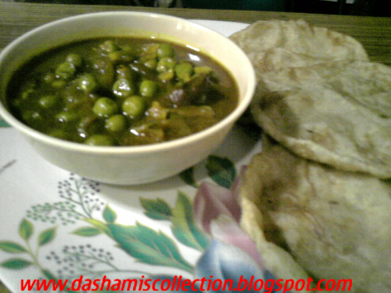 DASHAMI'S COLLECTION: Green Peas ( Batani ) Misal