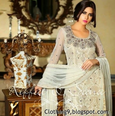 Sana Salman Riffat Eid 2015 Dresses Collection | AA Series Formal 2015-16