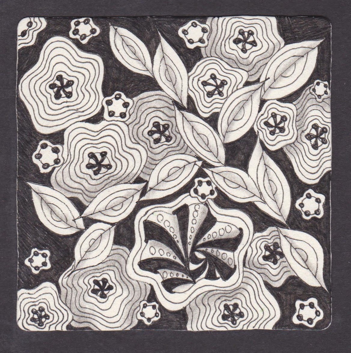 Tickled To Tangle: "It's a String Thing" #38 Tiles