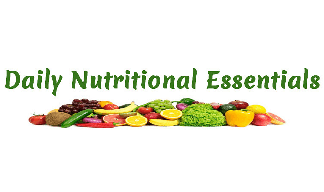 Daily Nutritional Essentials #infographic - Visualistan