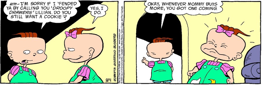 NickALive!: Classic Rugrats Comic Strips for August 2 - 11, 2021 ...