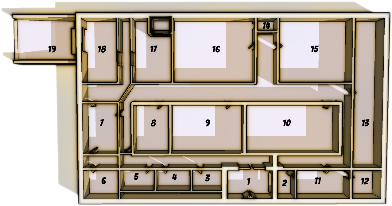 Baldaegar: Zombie Apocalypse Facility Map