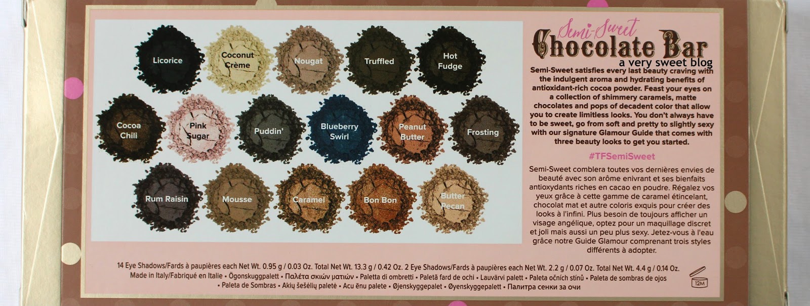 Too Faced Semi Sweet Chocolate Bar & Original Chocolate Bar Revew ...