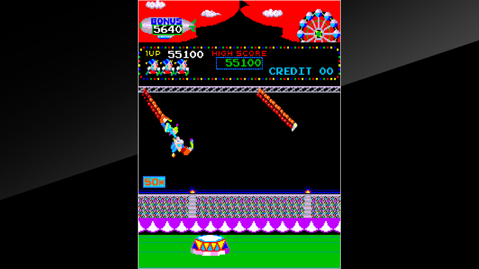 Circus Charlie ya disponible en Arcade Archives de PS4 y Switch