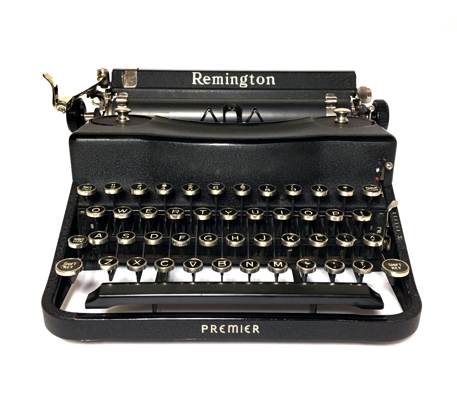 The noisy noiseless Remington Premier typewriter/ /THE TYPEWRITER ...