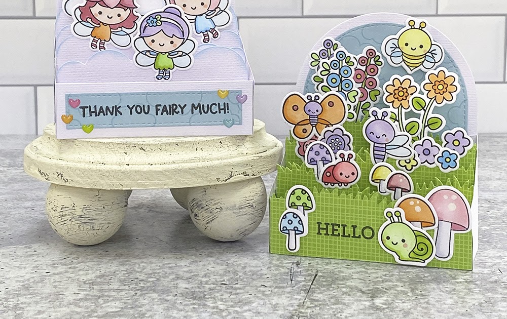 Doodlebug Design Inc Blog: FAIRY GARDEN BOX CARDS | with Kathy