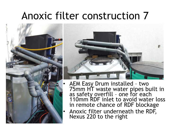 Anoxic Filtration System: Building an Anoxic Filter suitable for both ...