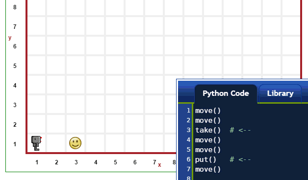 Engineer Bae: Learning Python with Reeborg's World : Day 1-🍀