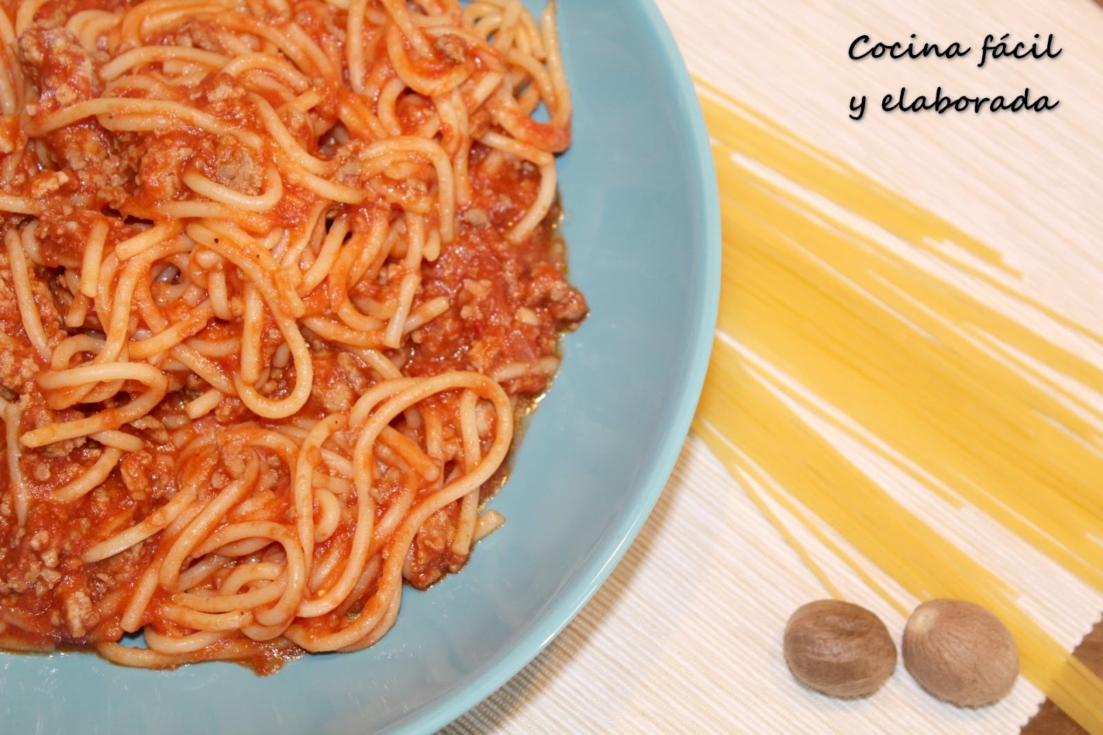 Cocina Facil Y Elaborada Espaguetis A La BoloÑesa