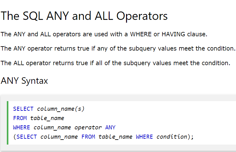 Database System 2560: MySQL - Tutorial
