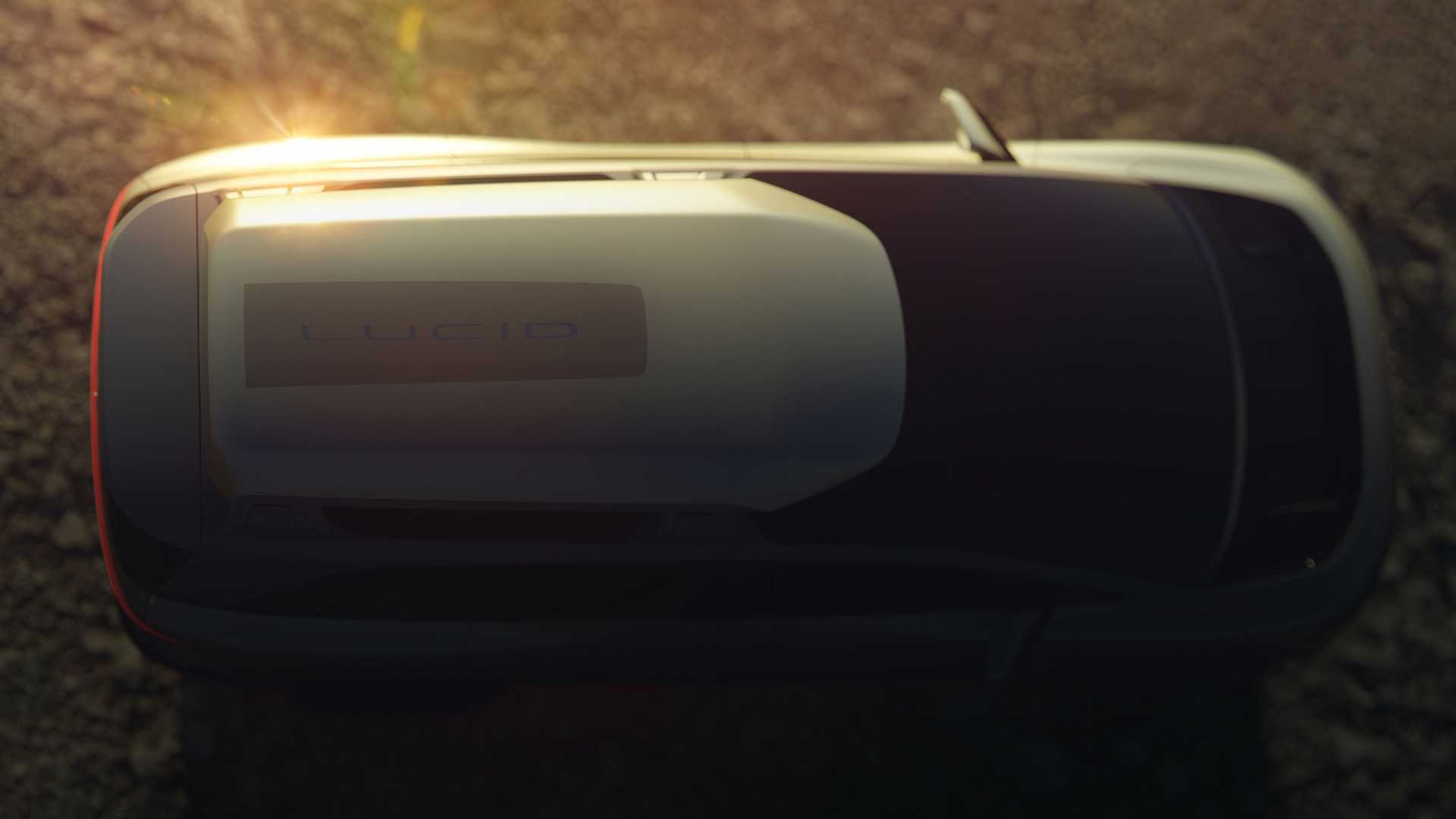 Lucid revela novas imagens e informações do seu SUV, que deve ser ...