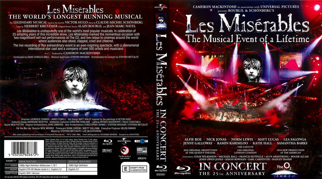 Les Miserables in Concert - The 25th Anniversary 1080p - Jonas HD Fans