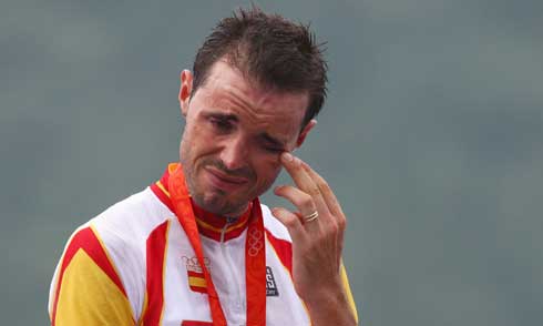 Ciclismo 2005: Laiseka, Mayo, (Astarloza) y Samuel Sánchez