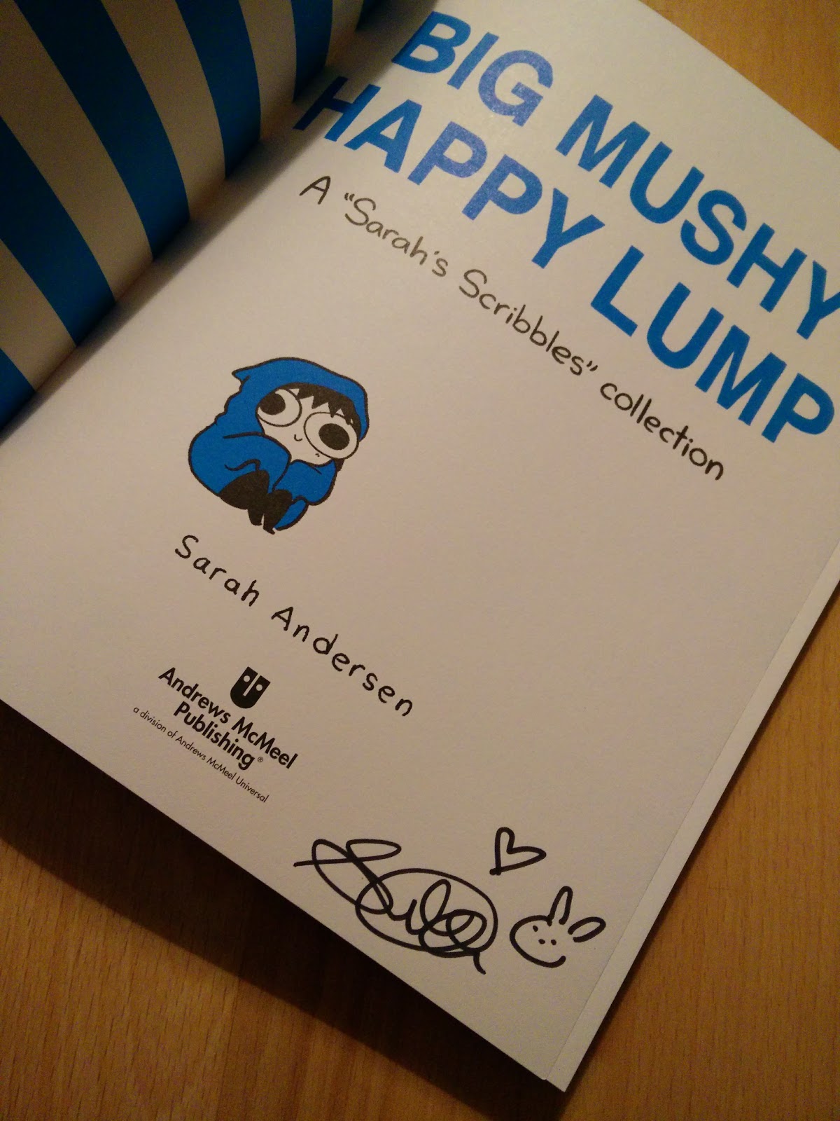 Sarah Andersen Big Mushy Happy Lump Event Recap | Nicole's Novel Reads