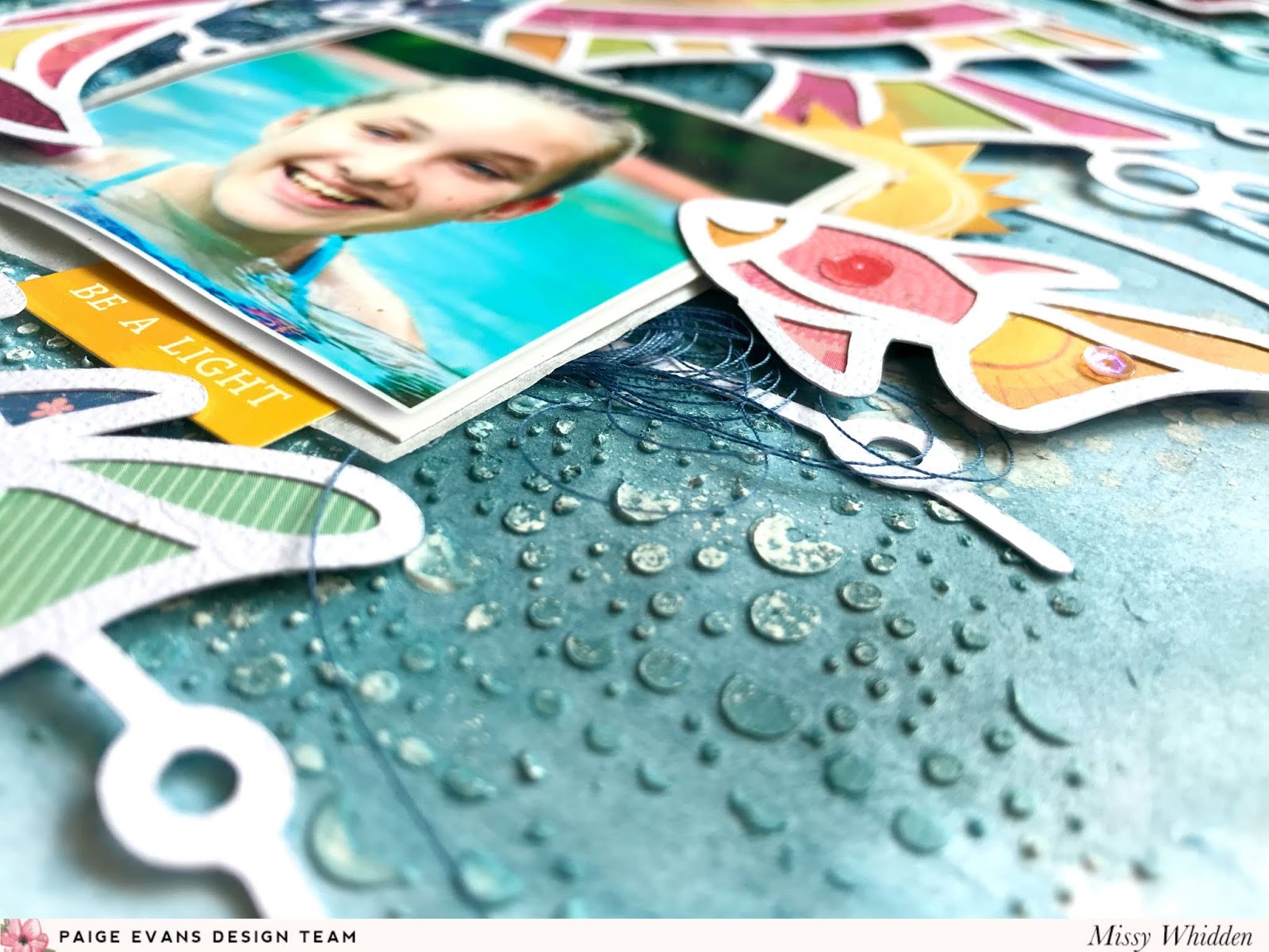 Summer Magic Layout by Missy Whidden | Paige Taylor Evans