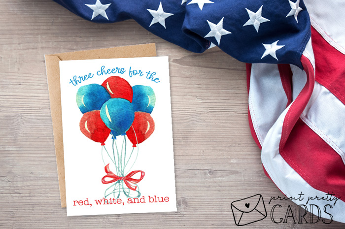 Free Printable Patriotic Cards | Print Pretty Cards