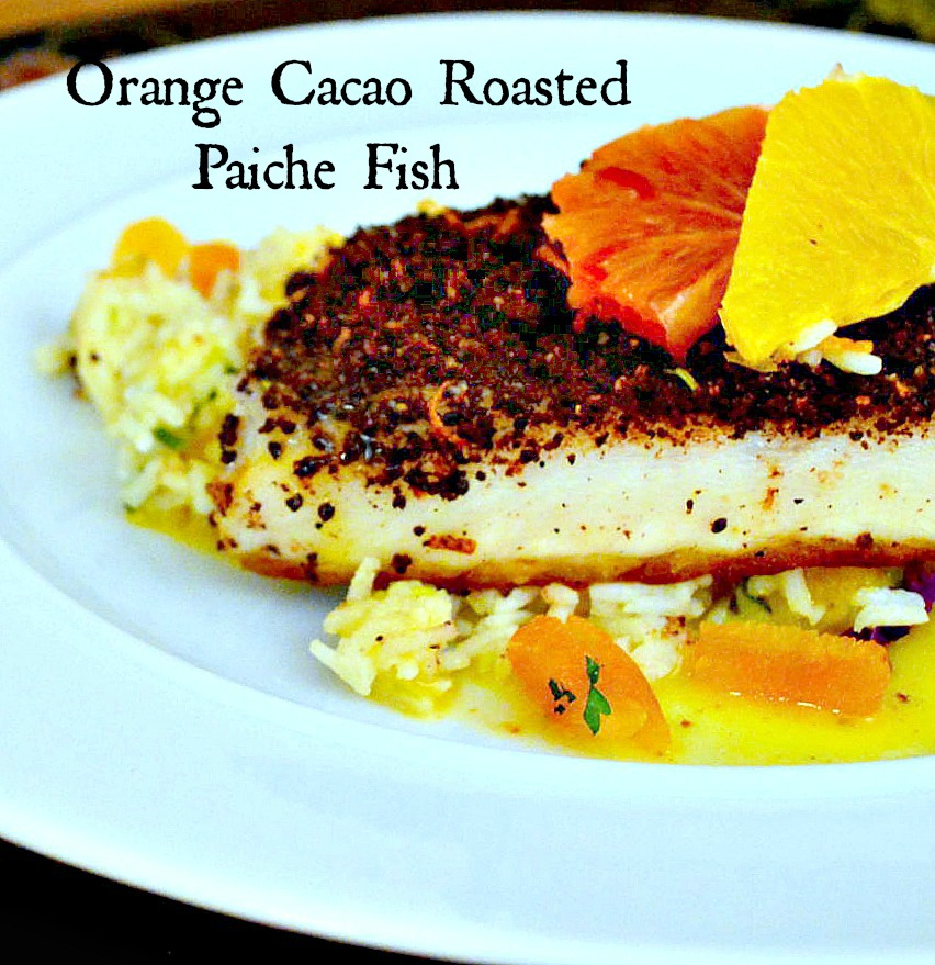 Orange Cacao Rub, Roasted Paiche Fish - This Is How I Cook