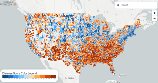 Maps Mania: Mapping America's Most Distressed Areas