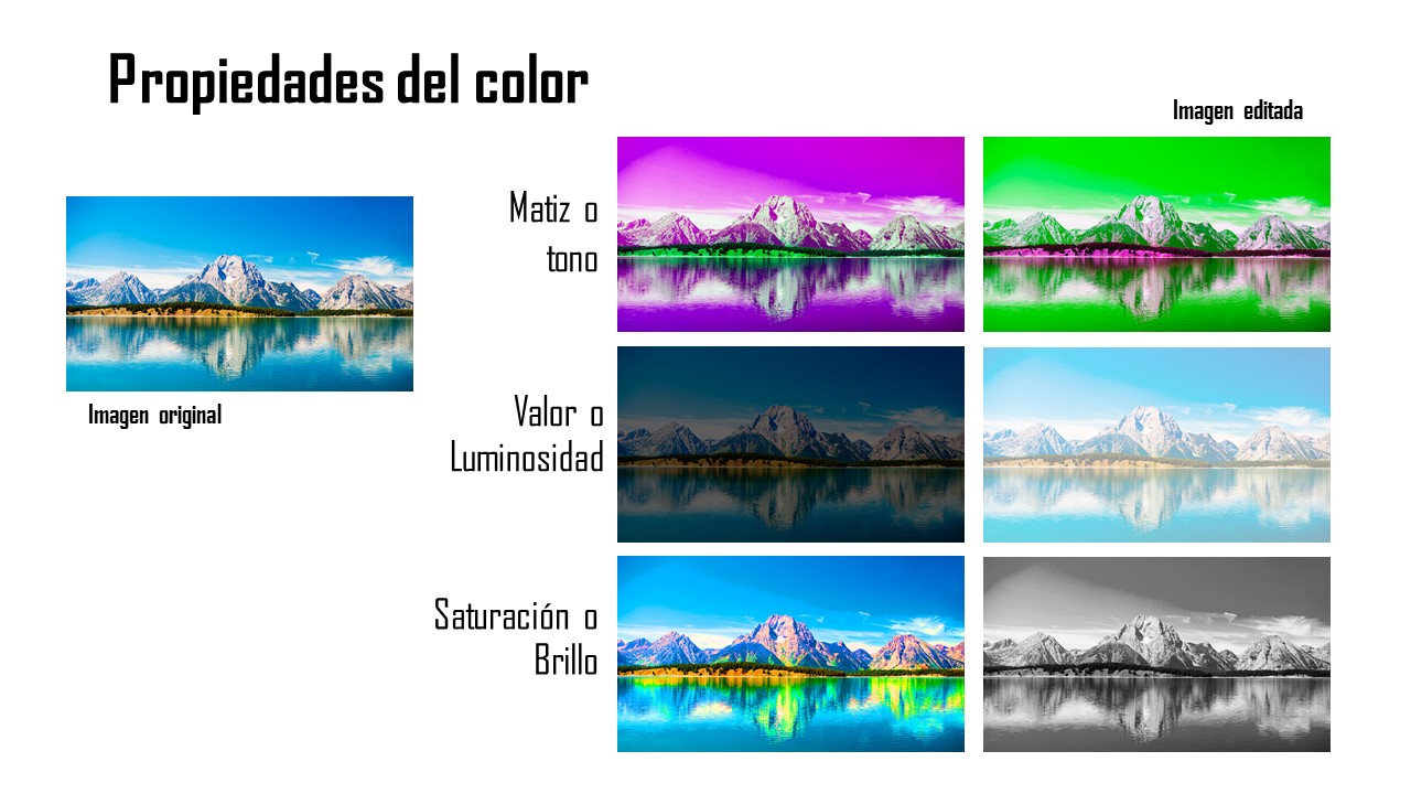 Propiedades del color