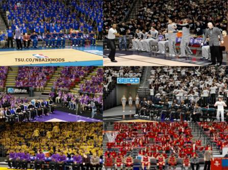 Playoffs Color Team Crowd [FOR 2K14]