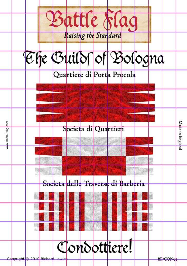 New 28mm Condottiere series of Wargame flags for the Italian City ...