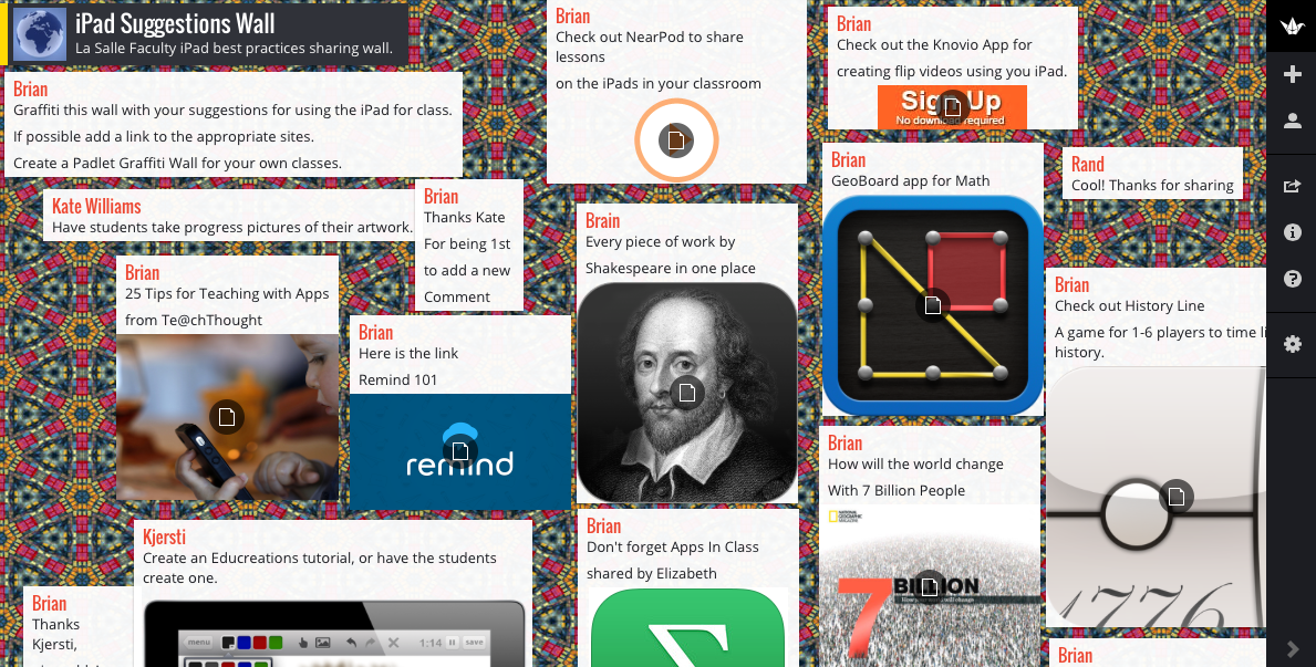 FLIPPED 4 SCIENCE: Padlet - Include an Online Graffiti Wall for Your ...
