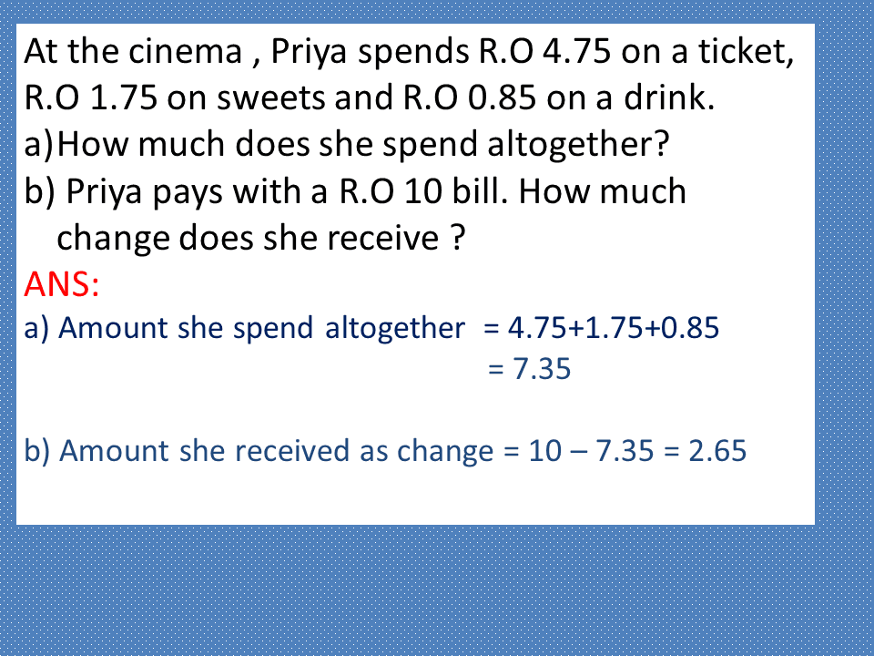 Math 7: DISTANCE LEARNING