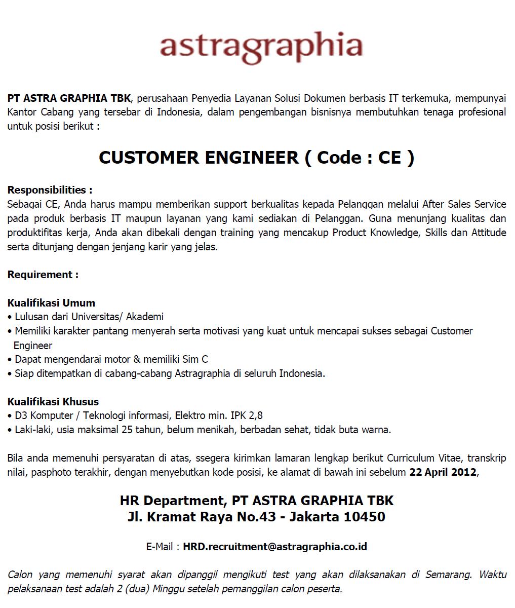 PT.Astra Graphia - Akses Kerja