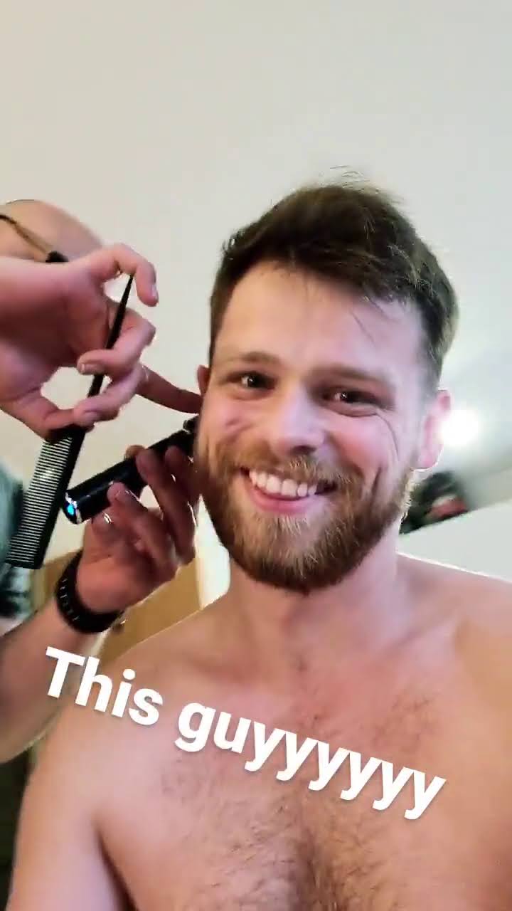 Hollyoaks off the Charts: Connor Calland Shirtless during his Haircut