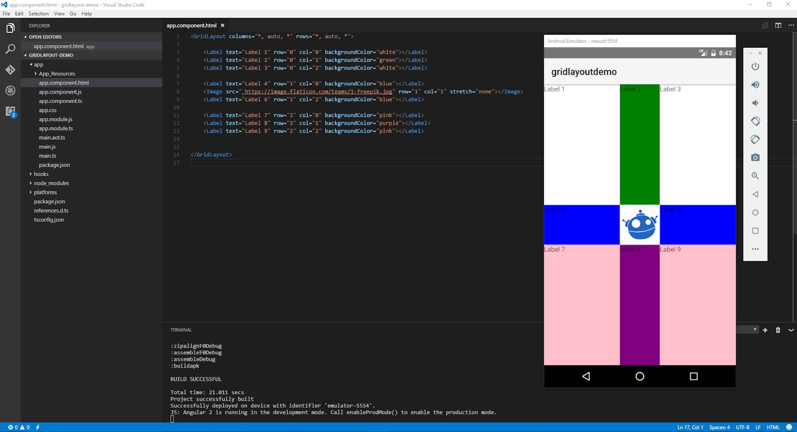 Nitin Sinha: Building the UI with GridLayout in NativeScript