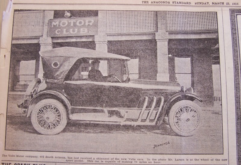 Butte History and "Lost Butte": Velie Motors