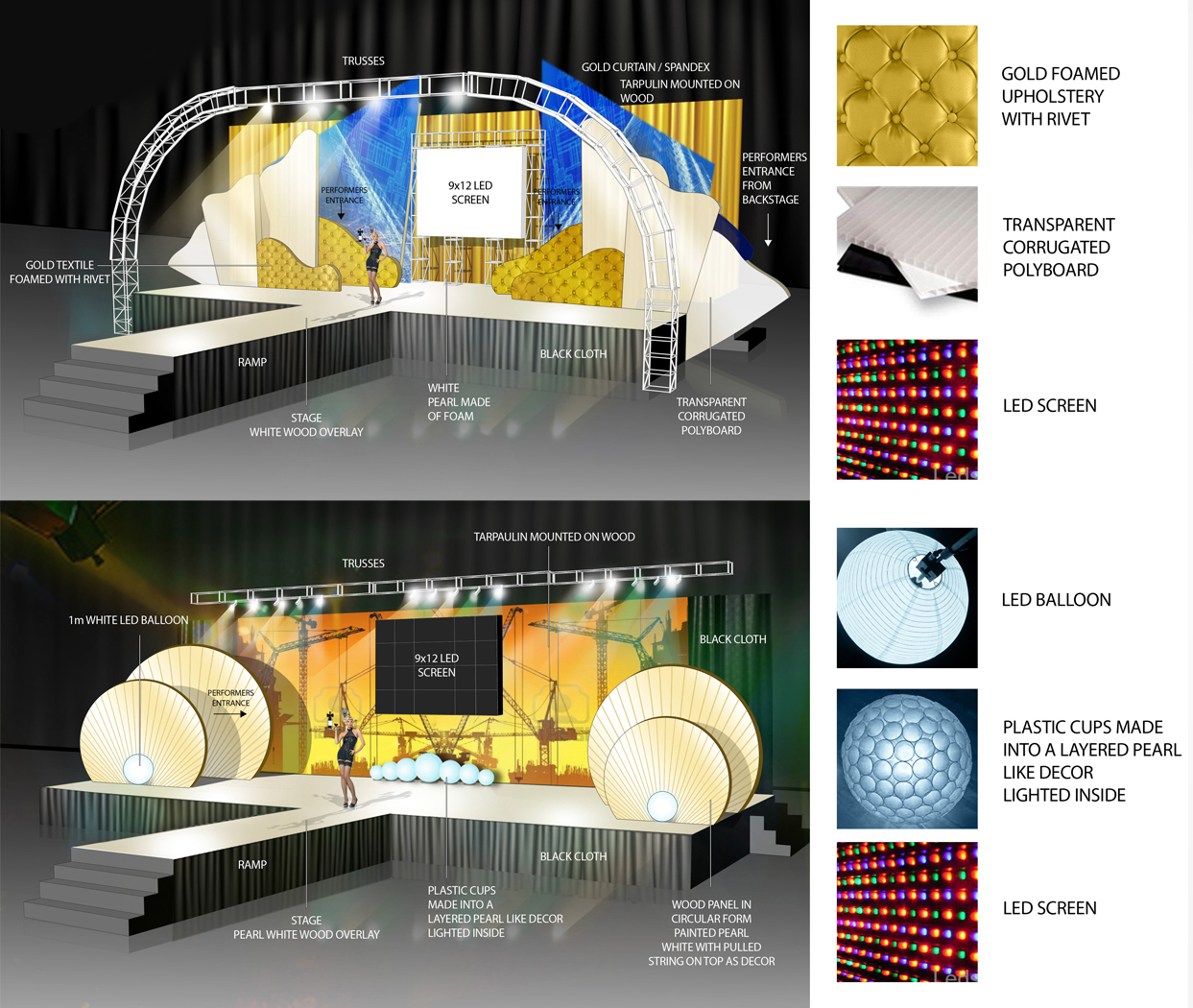 AMC Graphic Design Studio: Stage Design for an Event