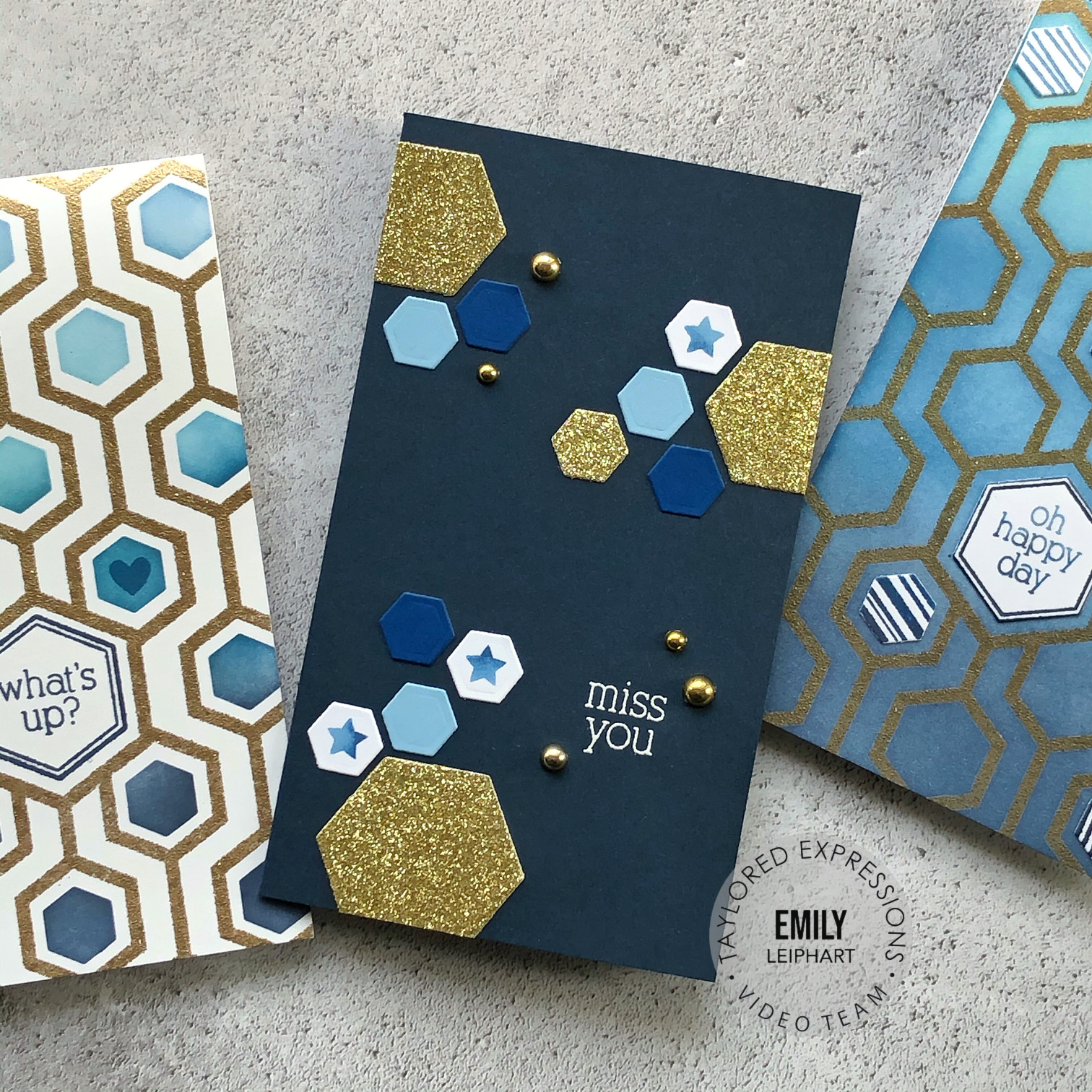 Emily Leiphart: VIDEO | Taylored Expressions | Happy Hex Monogram Kit ...