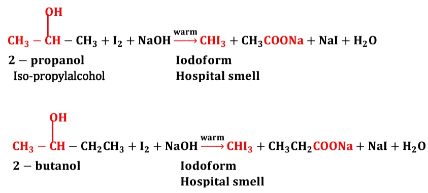 FAQ's On iodoform test ~ CHEMISTRY