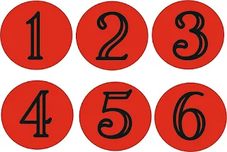 Dinero y yo: Números del 1 al 10 en círculos